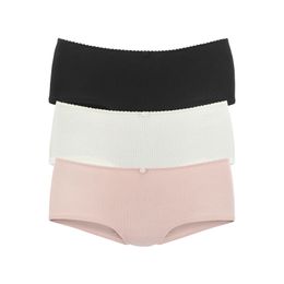 Vivance Damen Panty, Gr. 40, rosa, Doppelripp, Obermaterial: 95% Baumwolle, 5% Elasthan, unifarben, Unterhosen, aus weicher und elastischer Rippware,