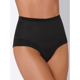 wäschepur WÄSCHEPUR Damen Taillenslip, Gr. 44, schwarz, 90% Modal, 10% Elasthan, Unterhosen