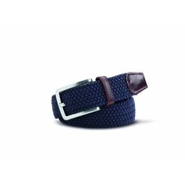 MEYER Herren Stretchg&uuml;rtel "G&uuml;rtel", blau, Gr. 95, bedruckt, Materialmix, G&uuml;rtel, im farbenfrohen Design