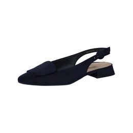 Paul Green Damen Riemchensandale "Paul Green Ballerinas Veloursleder", Gr. 35,5, blau, Veloursleder, Schuhe