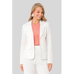 Cipo & Baxx CIPO & BAXX Damen Jackenblazer "Jacken", beige, Gr. S, unifarben, 50% Baumwolle, 45% Polyester, 5% Elasthan, Blazer, im unifarbenen Look