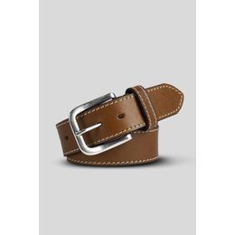 MEYER Herren Lederg&uuml;rtel "G&uuml;rtel", braun, Gr. 90, unifarben, Baumwolle, G&uuml;rtel, Gr&ouml;&szlig;enverstellbar