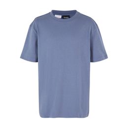 Urban Classics M&auml;dchen Kurzarmshirt "Urban Classics Boys Boys Heavy Oversize Tee"vintageblau, Gr. 134, unifarben, 100% Baumwolle, Shirts
