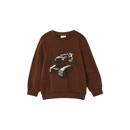 s.Oliver Sweatshirt Jungen Gr&ouml;&szlig;e 116/122 braun / schwarz / naturwei&szlig;