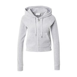 Juicy Couture Zip-Up Hoodie 'Madison' female Grey size XS