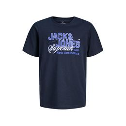 Jack & Jones Jack & Jones Junior T-Shirt Jungen Gr&ouml;&szlig;e 152 navy / indigo / wei&szlig;