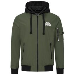Lonsdale Jacke Herren Gr&ouml;&szlig;e S oliv / schwarz / wei&szlig;