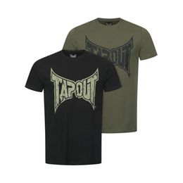 Tapout T-Shirt 'Amboyn' Herren Gr&ouml;&szlig;e L khaki / schwarz