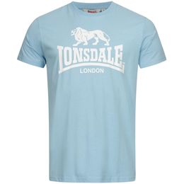 Lonsdale T-Shirt 'St. Erney' Herren Gr&ouml;&szlig;e 4XL hellblau / wei&szlig;