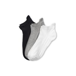 Tchibo - 3 Paar Unisex-Profi-Laufsocken - Unisex - Gr. 43-46 - schwarz