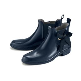 Tchibo - Regenstiefeletten mit Schleife - Damen - Gr. 40 - dunkelblau