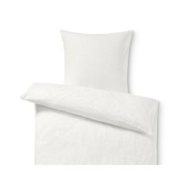 Tchibo - Premium-Jacquard-Bettw&auml;sche - wei&szlig;