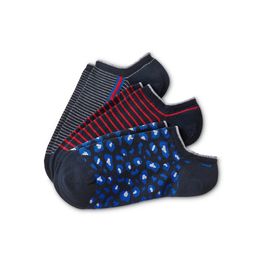 Tchibo - 3 Paar Sneakersocken - Damen - Gr. 39-42 - dunkelblau