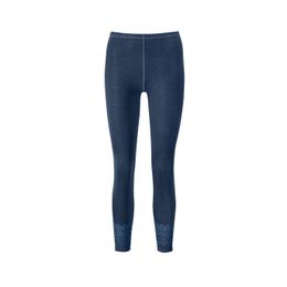 Tchibo - Thermo-Funktionshose - Damen - Gr. S - blau/print