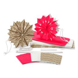 Tchibo - Papiert&uuml;ten-Sterne-Bastel-Set - wei&szlig;
