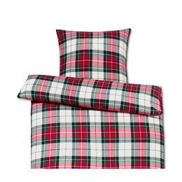 Tchibo - Flanell-Bettw&auml;sche - wei&szlig;