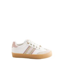Baker By Ted Baker Sneaker M&auml;dchen Gr&ouml;&szlig;e 33 ecru / gold / altrosa / wei&szlig;