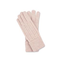Tchibo - Strickhandschuhe mit Zopfmuster - ros&eacute;