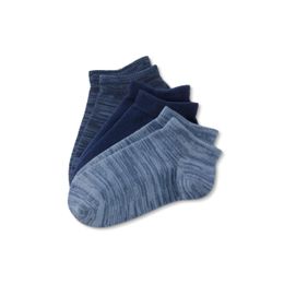 Tchibo - 3 Paar Sneakersocken - Kinder - Gr. 31-34 - dunkelblau