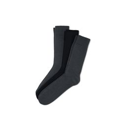 Tchibo - 3 Paar Socken - Herren - Gr. 44-46 - schwarz