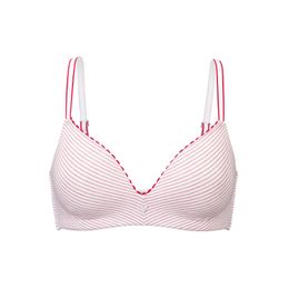 Tchibo - Softschalen-BH - Damen - Gr. 80A - wei&szlig;/gestreift
