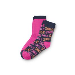 Tchibo - 2 Paar Socken - M&auml;dchen - Gr. 35-38 - dunkelblau