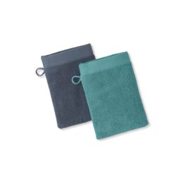 Tchibo - 2 Waschlappen - anthrazit