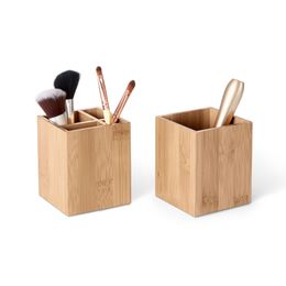 Tchibo - 2 Organizer aus Bambus - naturfarben