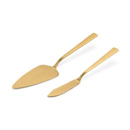 Tchibo - 2-teiliges Tortenbesteck - gold