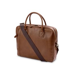 Tchibo - Leder-Businessbag - cognac