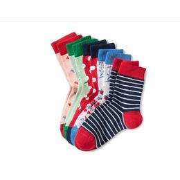 Tchibo - 5 Paar Socken - Gr. 35-38 - mehrfarbig