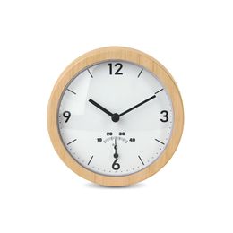 Tchibo - Badwanduhr mit Thermometer - wei&szlig;