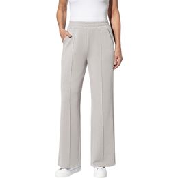 Damen Jerseyhose in weich flie&szlig;ender Qualit&auml;t hellgrau, Gr&ouml;&szlig;e 54