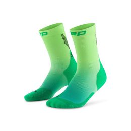 CEP Core Run Gradient Edition Mid Cut Socks Bekleidung Herren gr&uuml;n