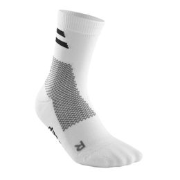 CEP Training Socks Mid Cut Bekleidung Unisex wei&szlig;