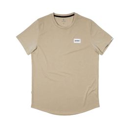 Saysky Logo Motion T-Shirt Bekleidung Herren beige