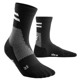 CEP Training Socks Mid Cut Bekleidung Unisex schwarz XS