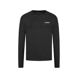 CEP Core Run Shirt Long Sleeve Bekleidung Damen schwarz L