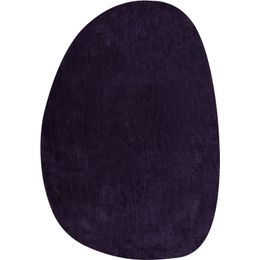 Hochflor-Teppich Tom Tailor HOME "Shaggy Teppich Cozy", lila, B:135cm H:25mm L:200cm, Polyester, Teppiche, Uni Farben, auch in Pastell Farben, weich & kuschelig
