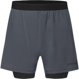 Gore Concurve 5" 2in1 Shorts Bekleidung Herren grau XL