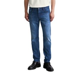 Marc O'Polo MARC O'POLO Herren Regular-fit-Jeans "aus softem Cashmere-Touch-Denim"dunkelblau, Gr. 31, unifarben, Obermaterial: 92% Baumwolle, 6%