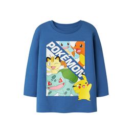 name it Shirt 'NMMJUICE POKEMON' Jungen Gr&ouml;&szlig;e 104 blau / gelb / orange / wei&szlig;