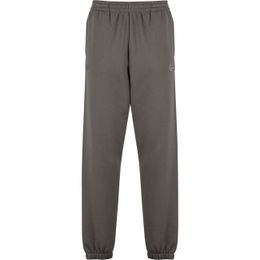 Jogginghose KARL KANI "Karl Kani Karl Kani Small Signature OS Sweatpants", Herren, Gr. S, US-Größen, anthrazit, 65% Baumwolle, 35% Polyester, unifarben, normal, Hosen Jogginghose