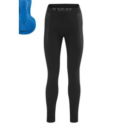 Fahrradhose Gonso "Sitivo Tight W", Damen, Gr. 40, Normalgrößen, blau, 57% Polyamid; 28% Polyester; 15% Elastan, Hosen Fahrradhose, Damen Radhose mit innovativem Sitzpolster, Radlerhose, Tight Fit