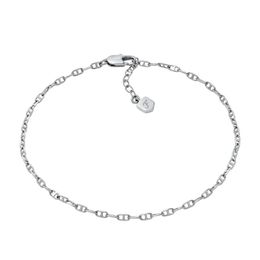 Fossil Fu&szlig;kette Damen Gr&ouml;&szlig;e One Size silber