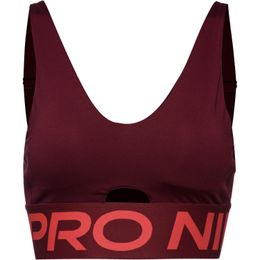 Nike Pro Indy Plunge BH Damen - Gr&ouml;&szlig;e XS - rot