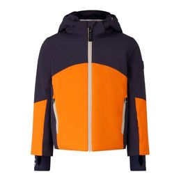 Bogner Winterjacke 'Justus' Jungen Gr&ouml;&szlig;e 140/146 orange / schwarz
