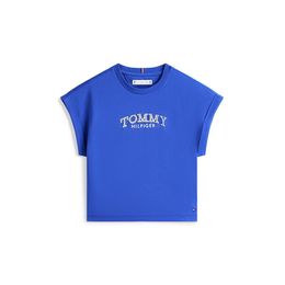 Tommy Hilfiger Top M&auml;dchen Gr&ouml;&szlig;e 104 blau / wei&szlig;
