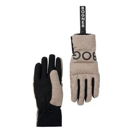 Bogner Handschuhe Herren Größe L/XL beigemeliert / schwarz
