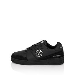 Philipp Plein Sneaker 'P-Force 78' Herren Gr&ouml;&szlig;e 47 schwarz / silber